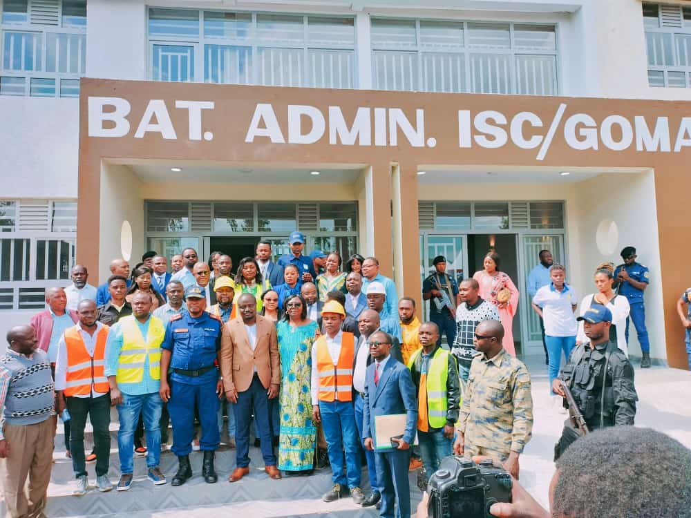 Goma: Muhindo Nzangi inaugure un bâtiment administratif moderne à l'ISC ...